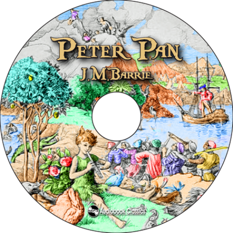 Peter Pan by J. M. Barrie MP3 CD Audiobook in DVD case